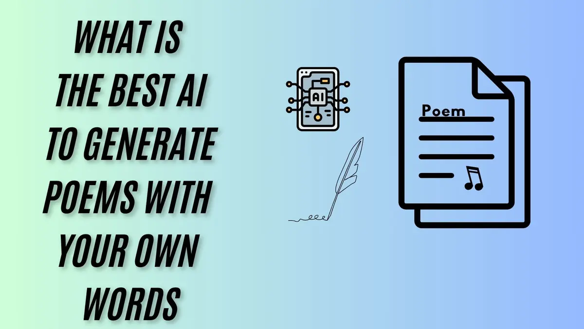 What Is the Best AI To Generate Poems with Your Own Words? | Research.com